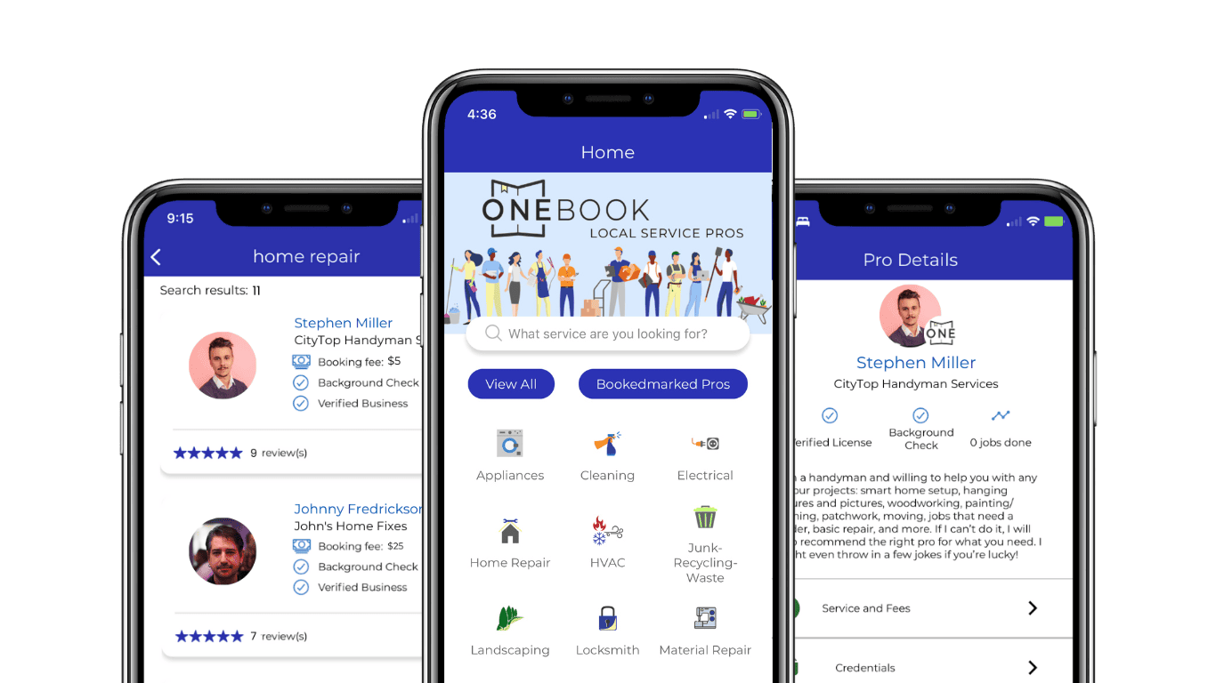 OneBook Pro - Join As A Pro